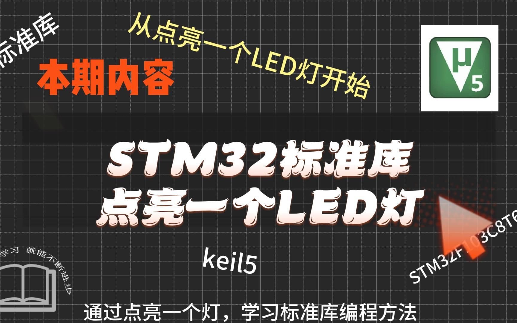 STM32标准库点亮一个灯