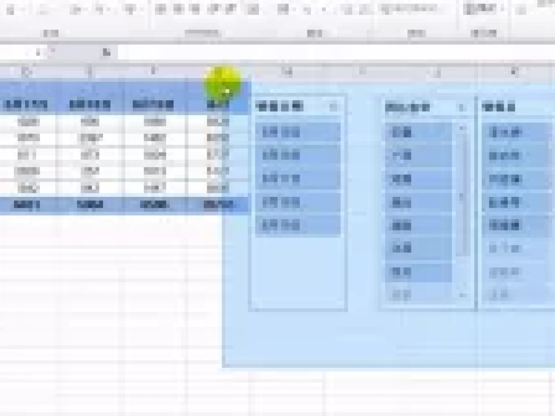 在Excel 2010数据透视表中使用切片器