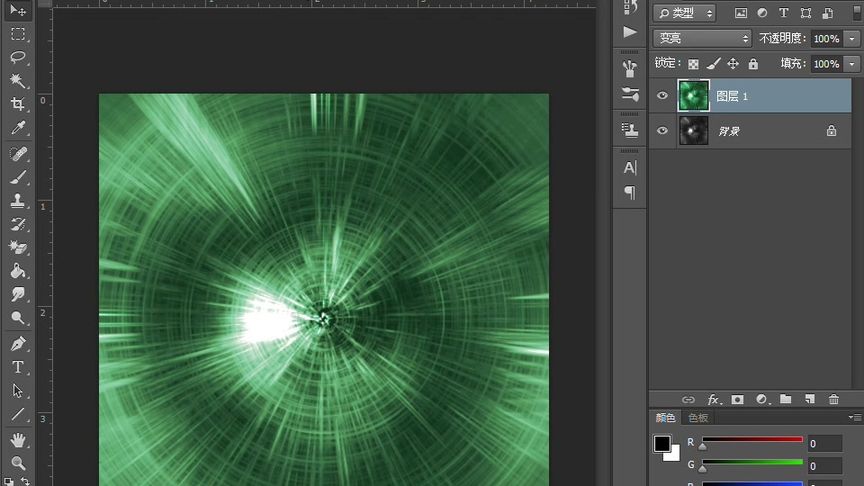 ps滤镜制作炫酷的效果