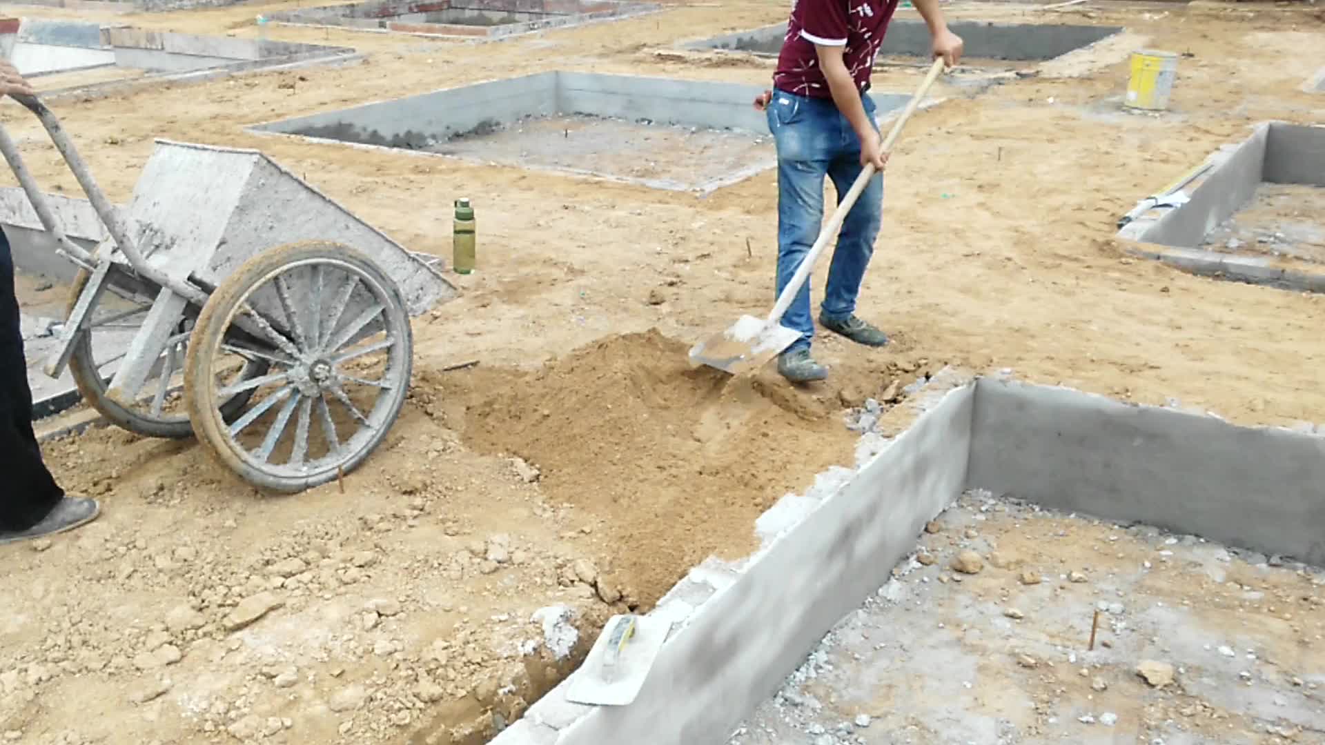 基础回填土体积等于