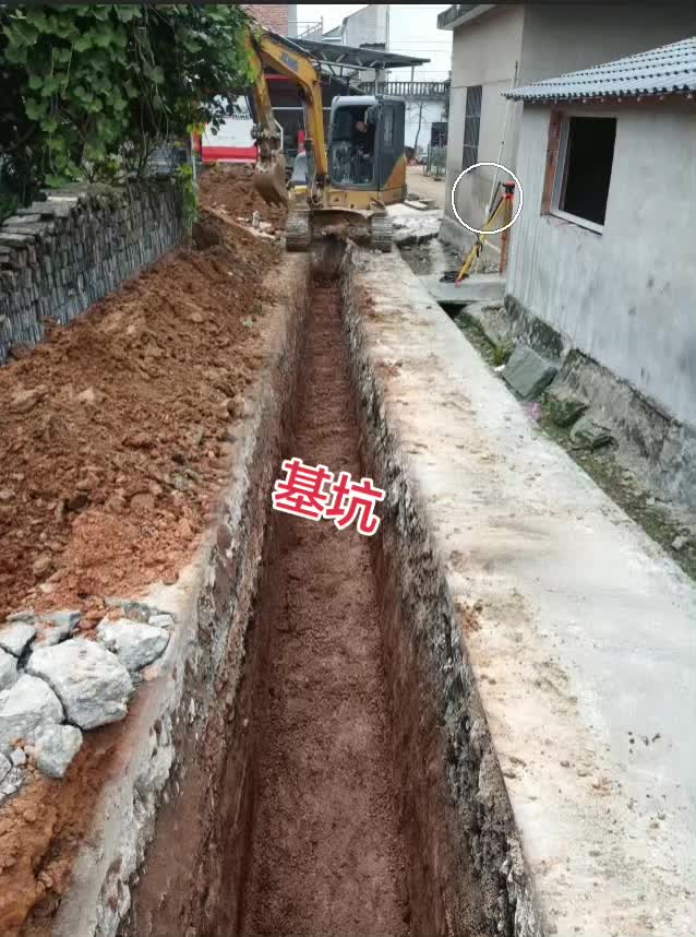 ...基坑开挖、放坡,垫层、管道铺设、包封、回填、路面恢复、市政管网...