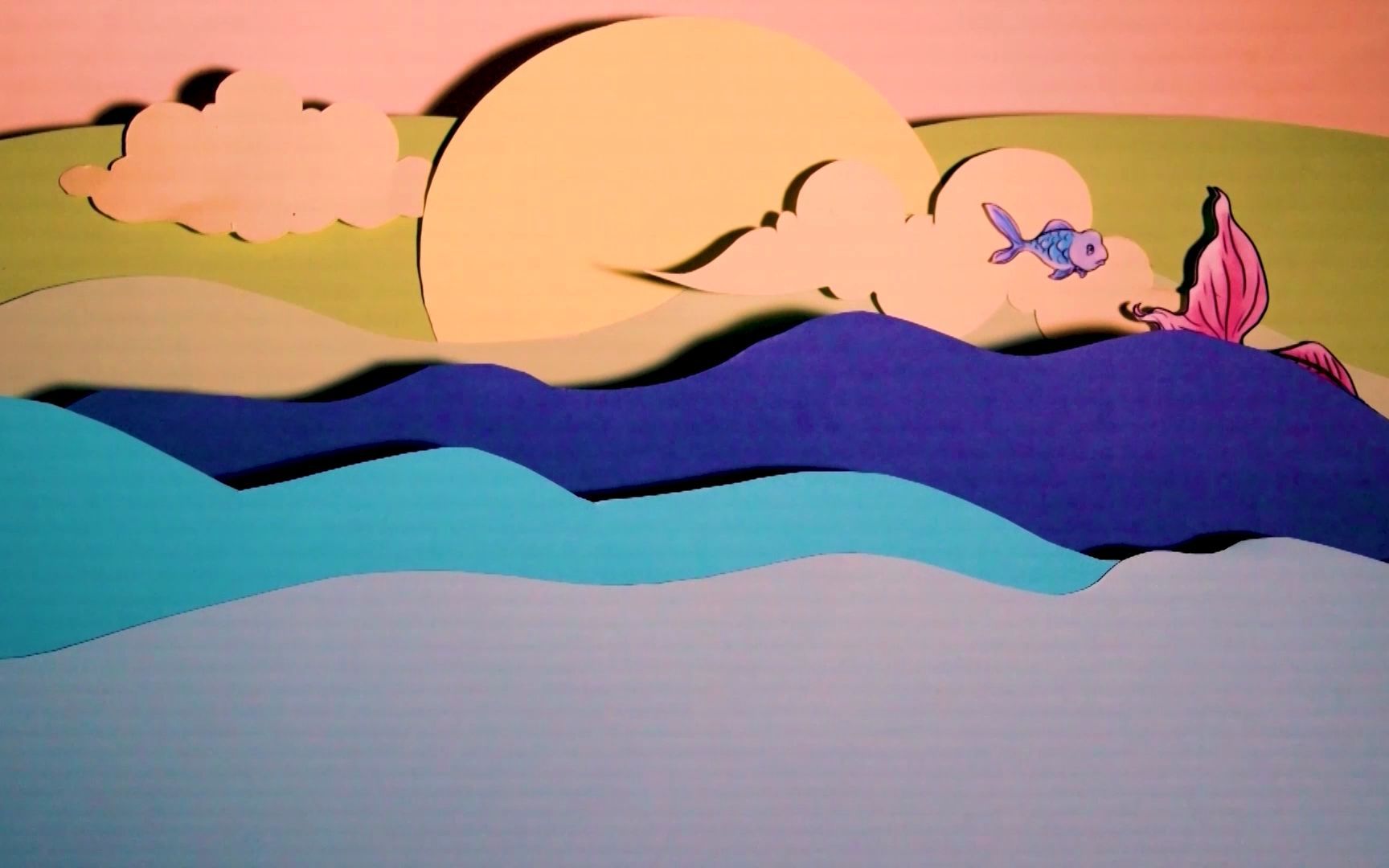 中国设计比赛定格动画短片《鱼途》