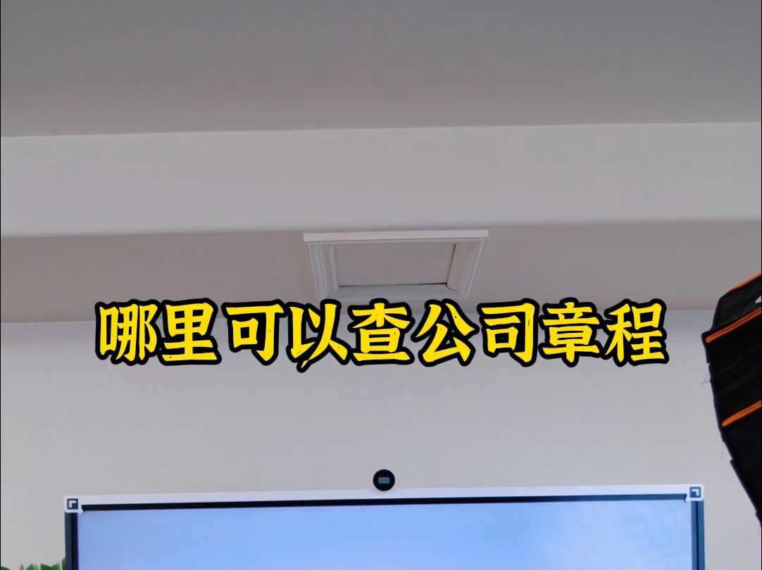 哪里可以查公司章程