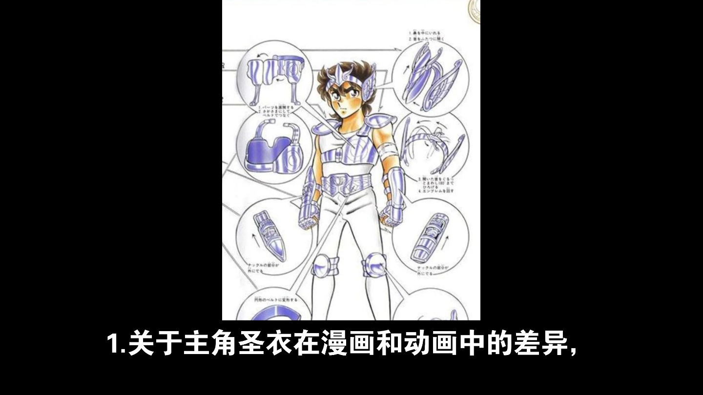 圣斗士漫画和动画设定的差异