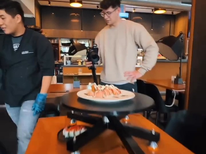 国外环绕拍摄台使用案例