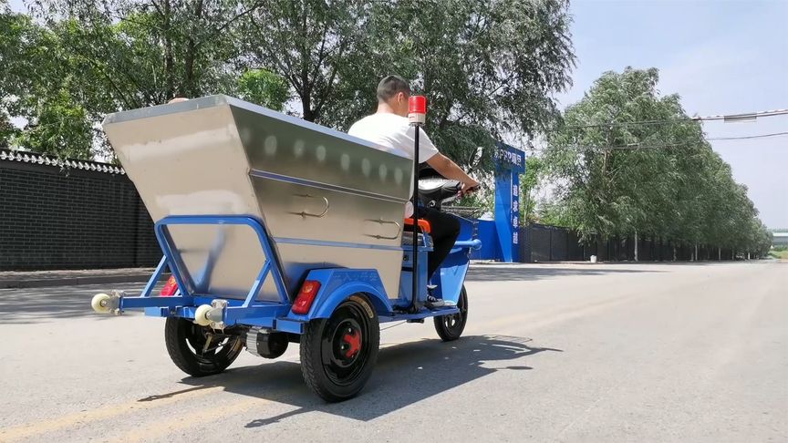 500L不锈钢电动垃圾车