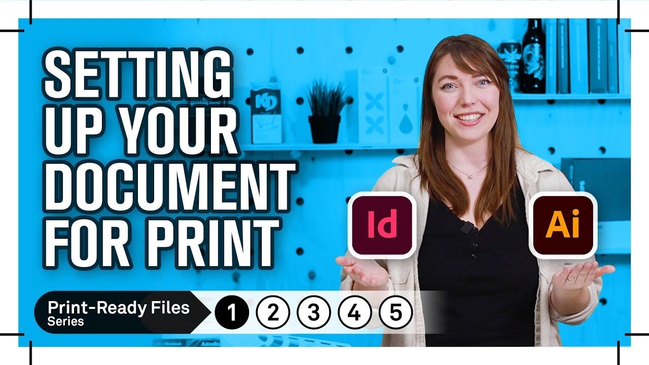 如何设置打印 // Illustrator + InDesign // 打印就绪文件系列的设计文档 | ...
