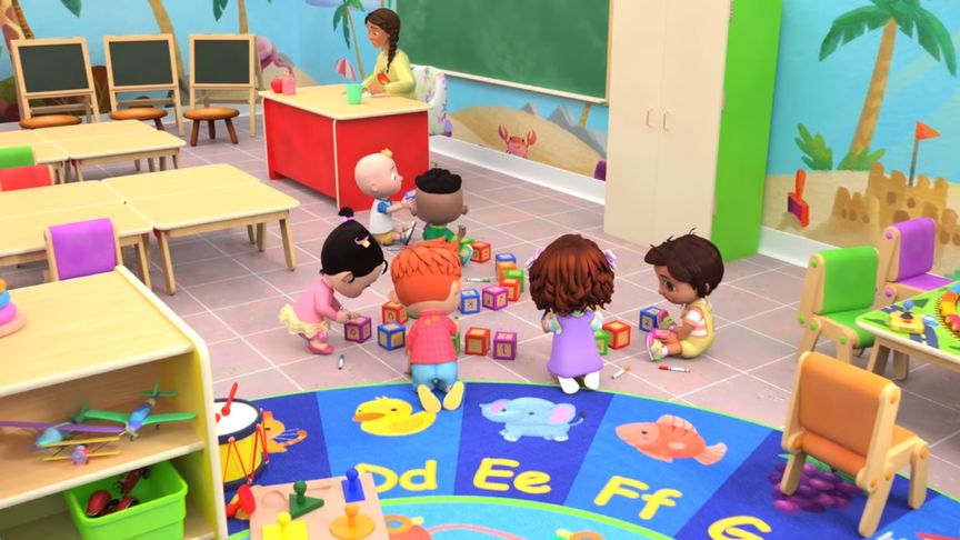 儿童英语启蒙动画片-超萌动画人物英文原版