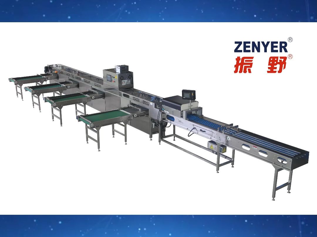 【客户应用现场】湖南三排裂痕检测分级机新机安装现场!