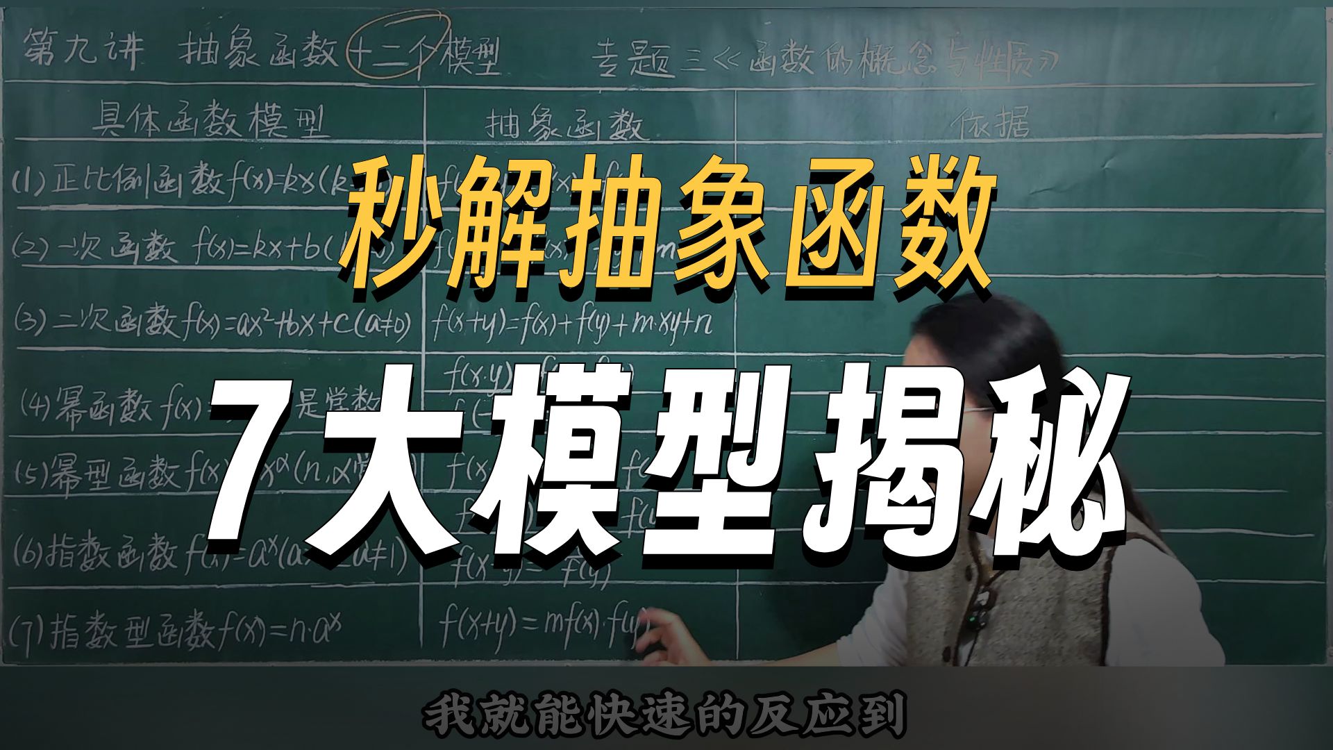 抽象函数12种模型