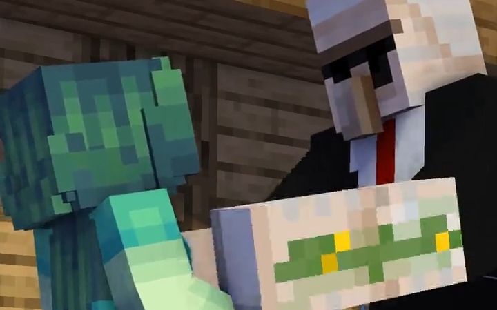 【我的世界】善良的僵尸娘_我的世界_剪辑