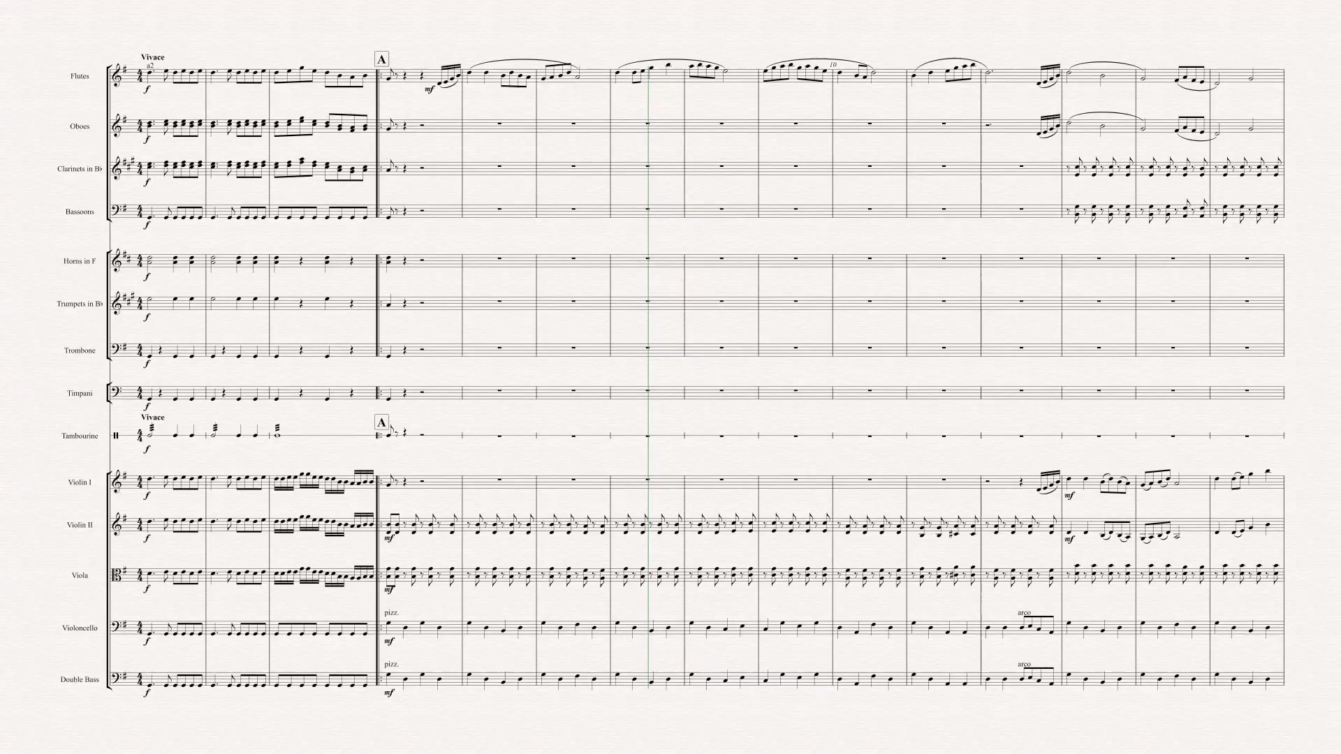 西洋管弦乐《花好月圆》总谱