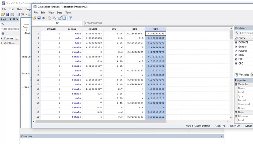 Stata二分类回归