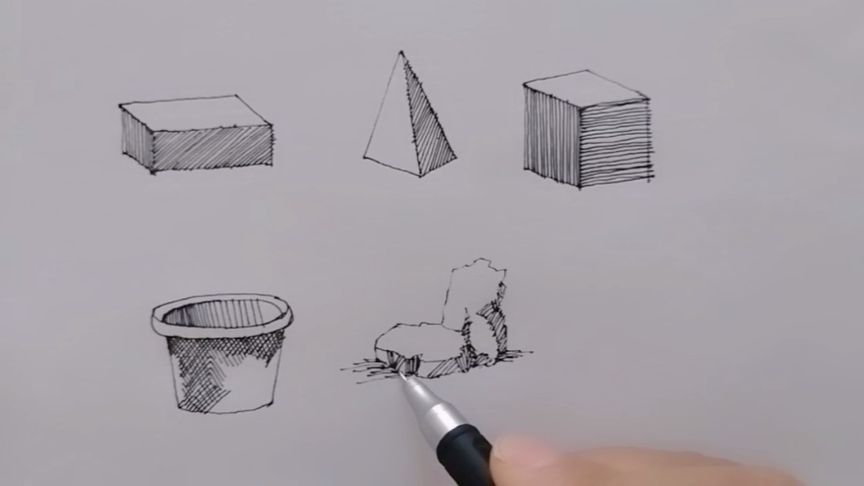 零基础钢笔画学习:每天可以这样练习基本功,花十分钟就足够!