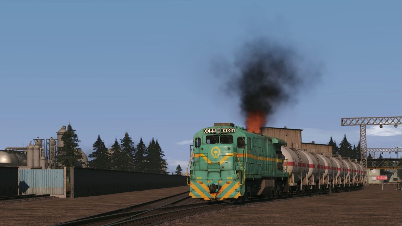 【实况模拟列车2022】带车牵出