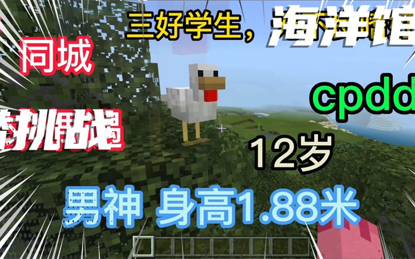 【我的世界搞笑】太阳当空照,花儿对我笑。太好笑了吧!_我的世界_...