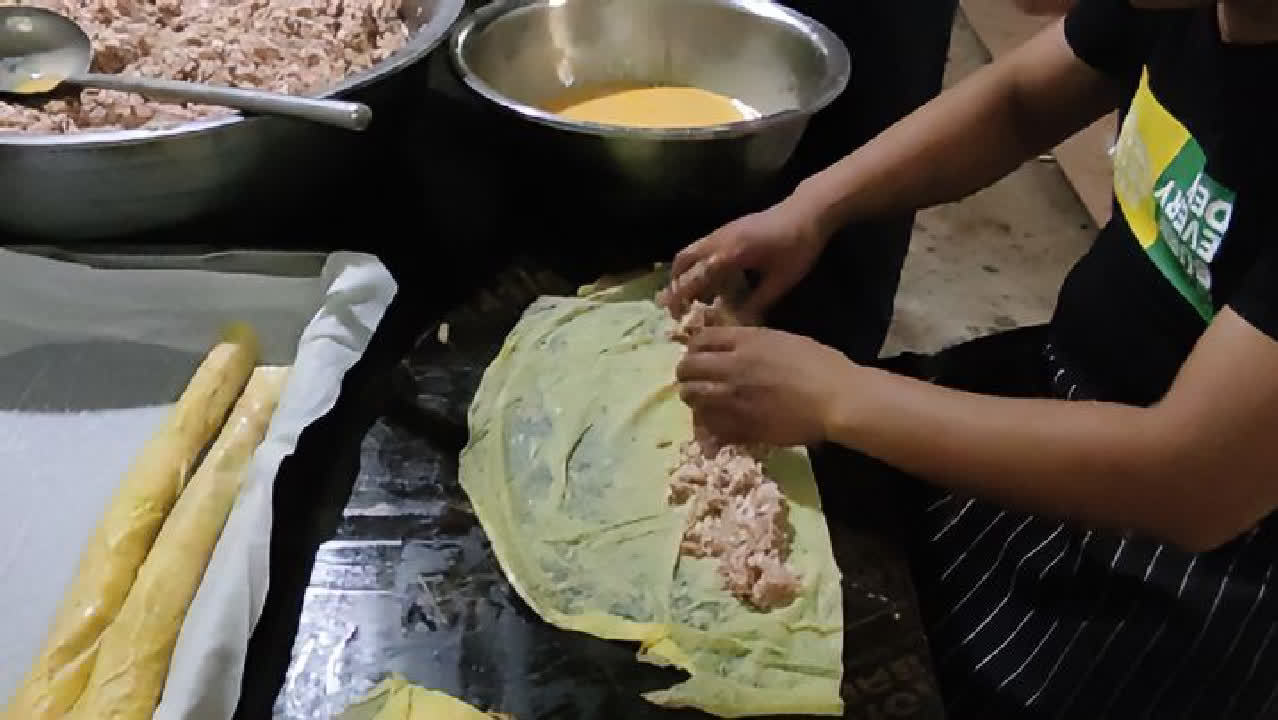乡村大席美食卷千制作