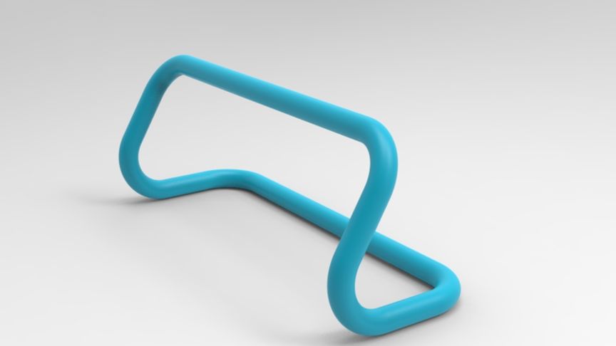 CATIA三维建模分享,一个管道的造型建模,CATIA扫掠曲面的应用