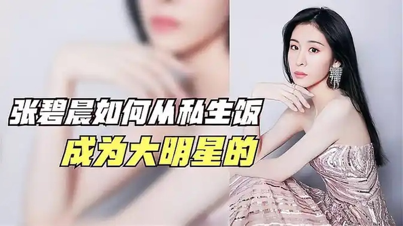 张碧晨曾经是四大私生饭之一,蹲点张艺兴,之后成为大明星