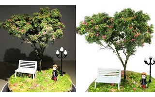 【DIY】如何制作一个基础的树木模型 立体模型教程