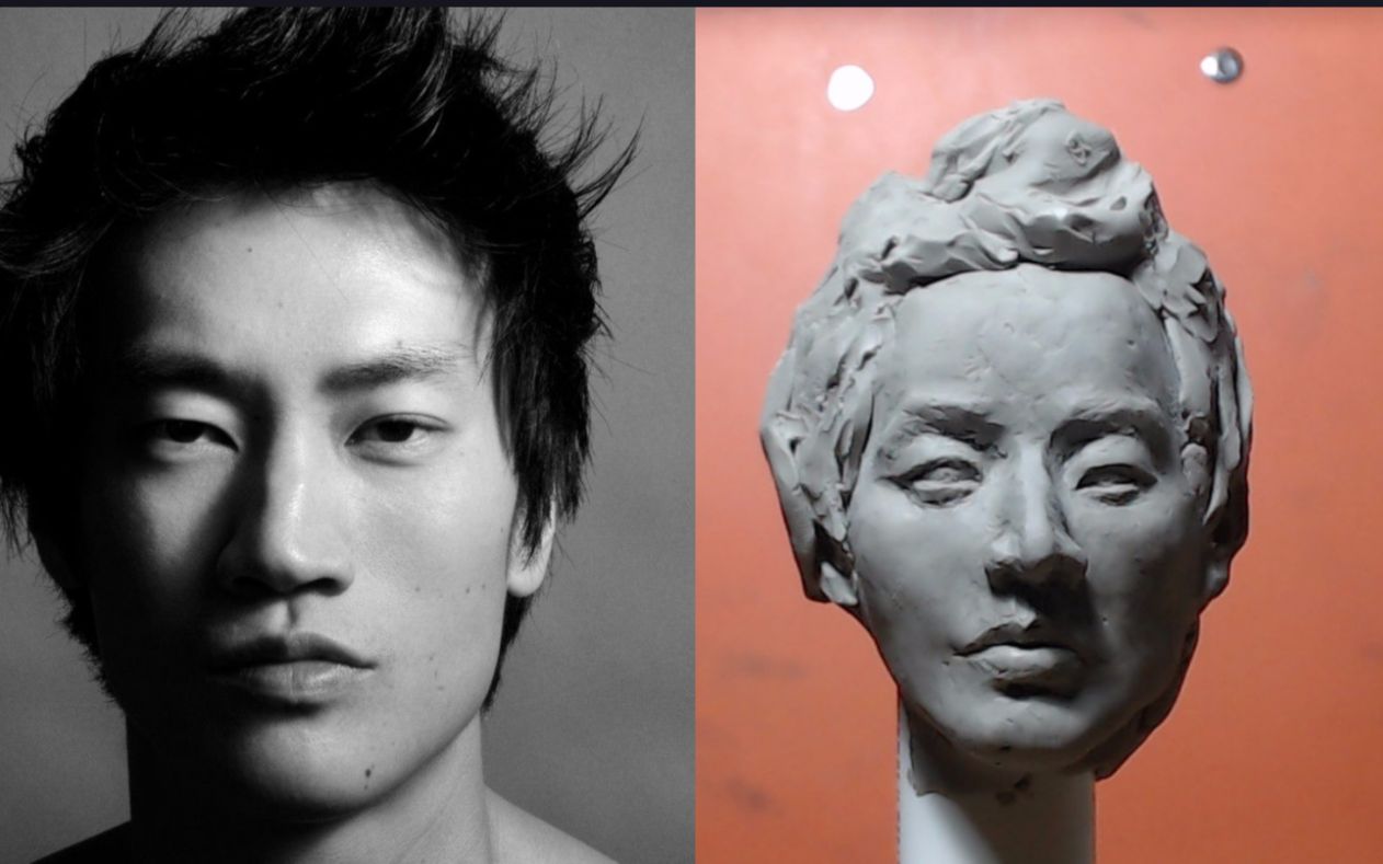 一种简单的方式雕塑头像制作过程分享