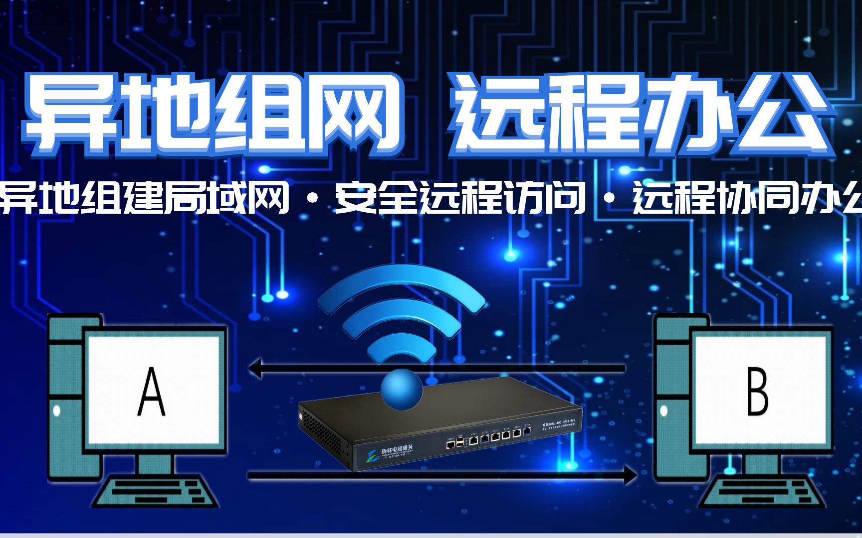 异地组网 安全远程访问 异地组建局域网 实现远程协同办公 局域网共享