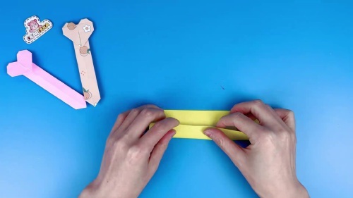 折纸精美书签,折纸简单漂亮的爱心书签,太美了