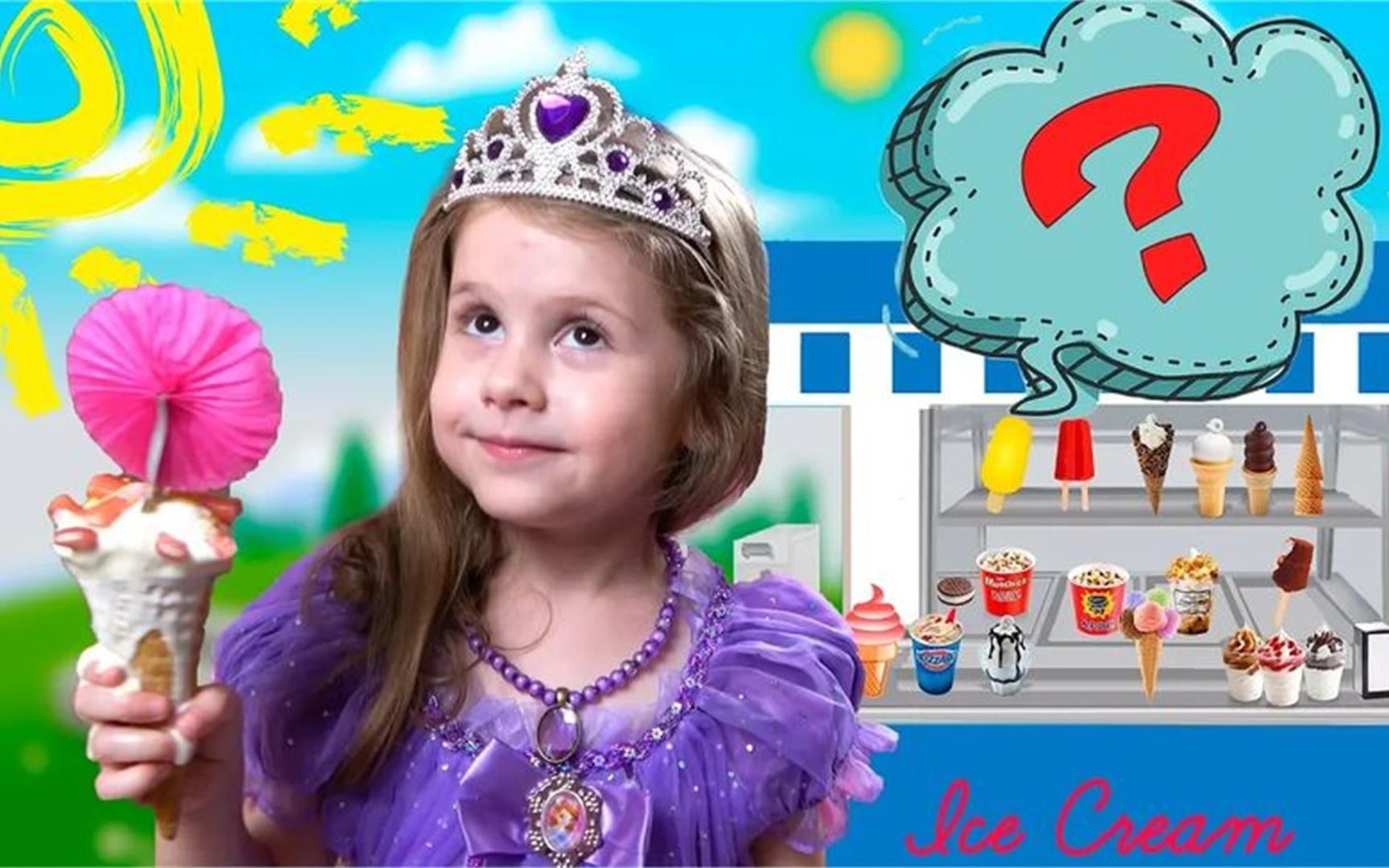 小女孩开了冰淇淋店,手工制作多种口味冰淇淋,你最喜欢哪一款呢