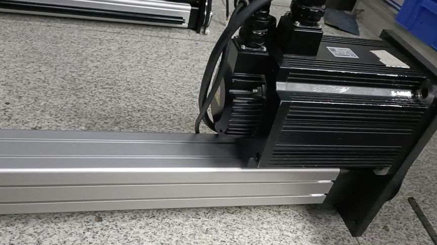 行程750,折返式电缸。 #非标自动化 #智能制造 #自动化设备
