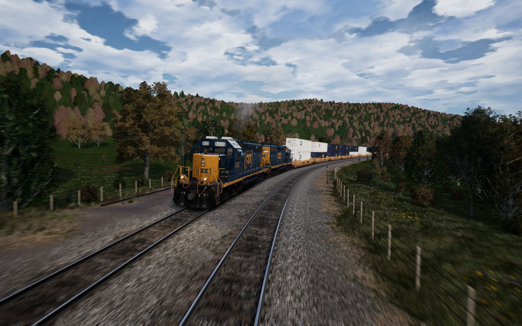 火车模拟世界2-沙班(燃油已满(下)-终于完成坡起到达沙班顶峰