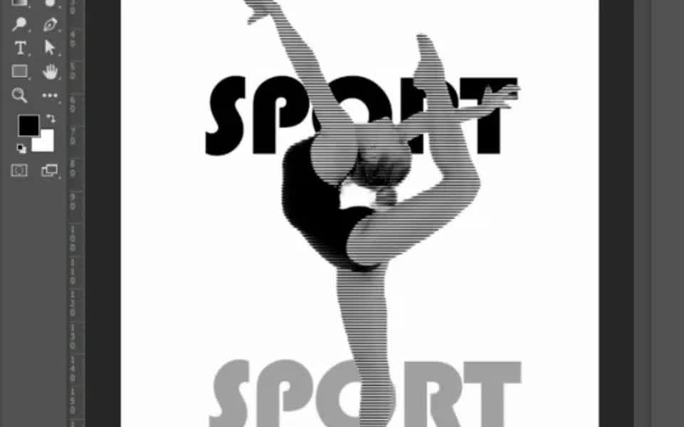 不会用PS制作人物线条效果❓我来教你