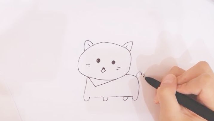 简笔画出可爱小狗狗,你也可以轻松搞定