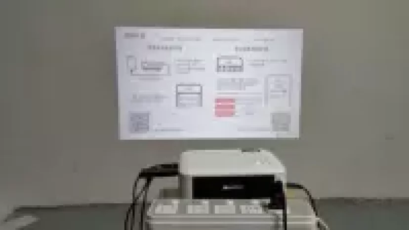 投影仪连接同屏器视频操作教程