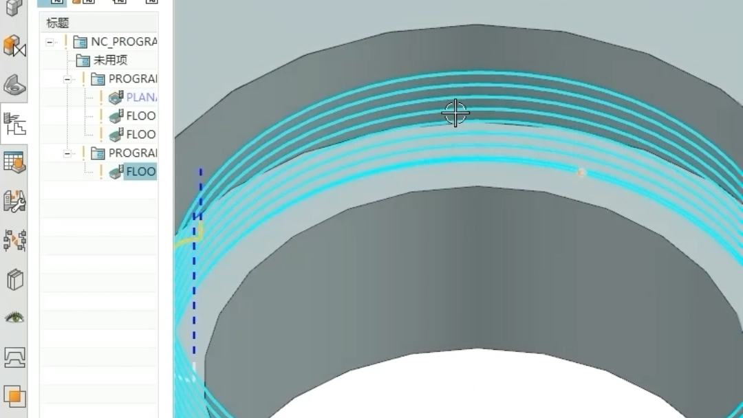 UG底壁铣基础应用—螺旋加工,分享给需要的朋友。