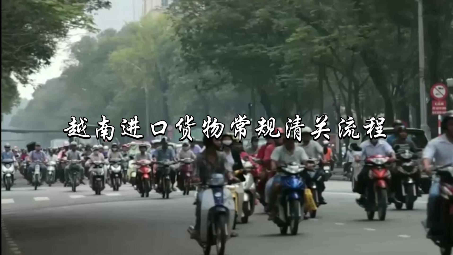 越南进口货物常规清关流程