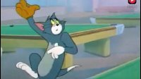《猫和老鼠》汤姆和杰瑞桌球大战, 杰瑞一杆六洞, 厉害了!
