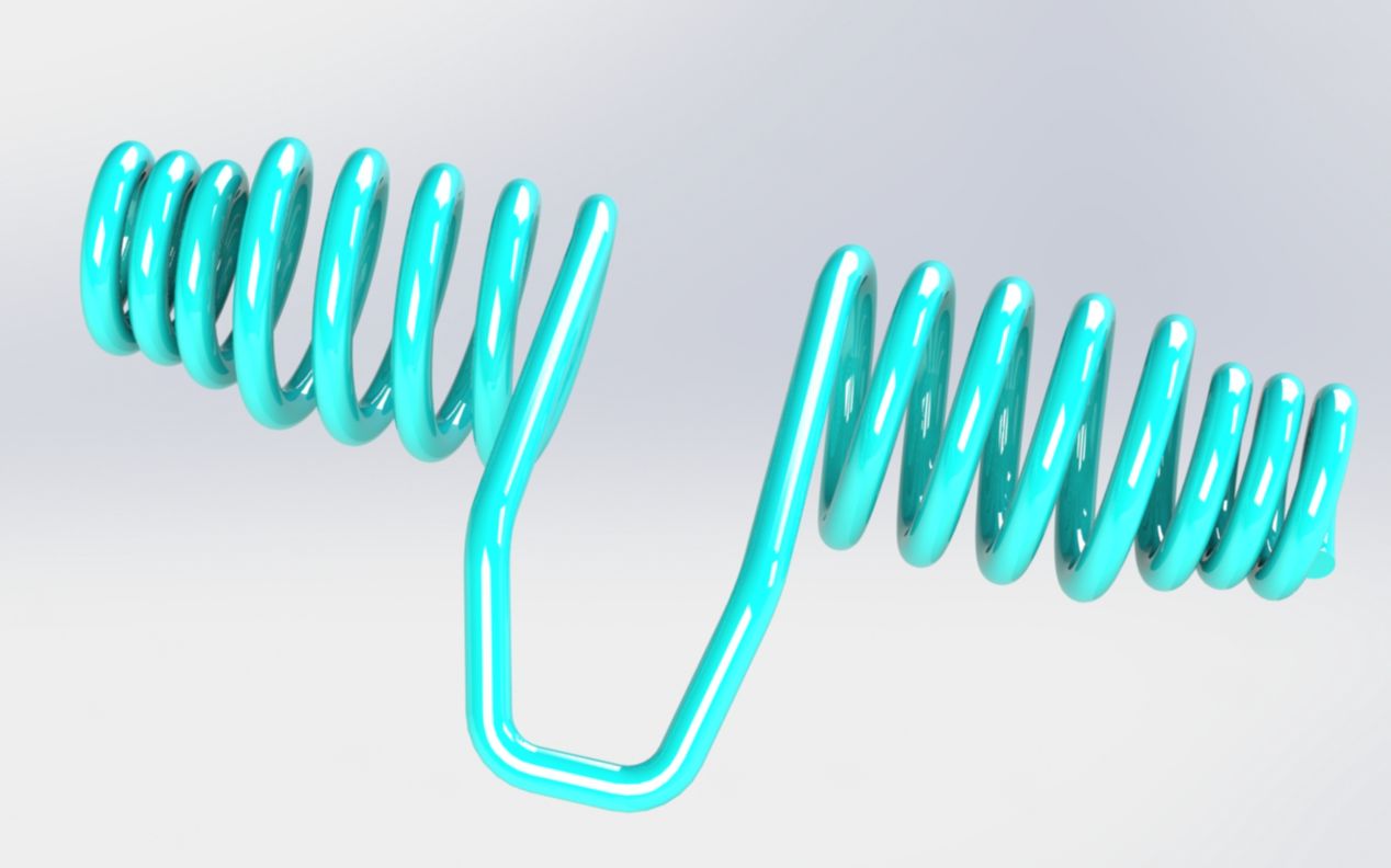 SolidWorks异形弹簧的绘制,新手入门必学