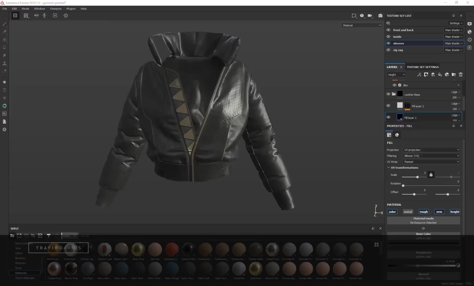 C4D三维赛博朋克风格夹克衣服制作教程