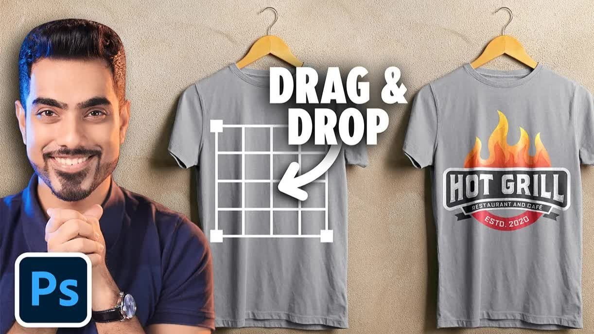 用 Photoshop 轻松创建拖拽式效果图!