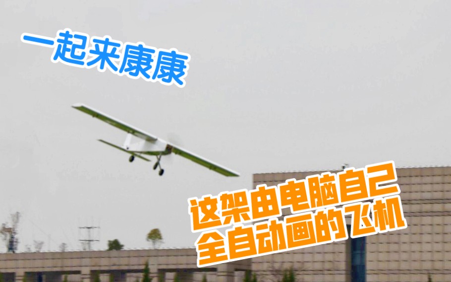 关于这架简单的小飞机是电脑全自动自己画的这件事