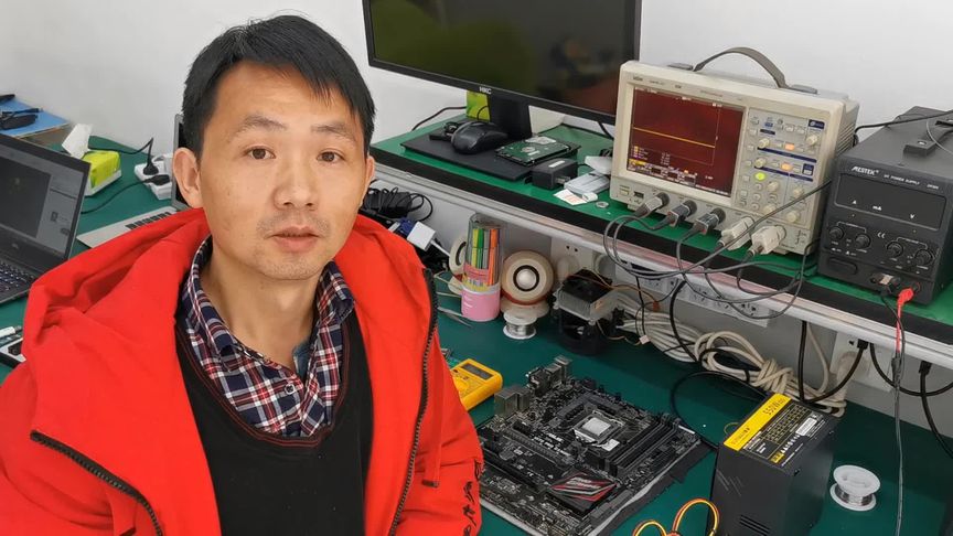 维修主板最头痛事,又让我碰上了,华硕主板上电就是反复断电重启