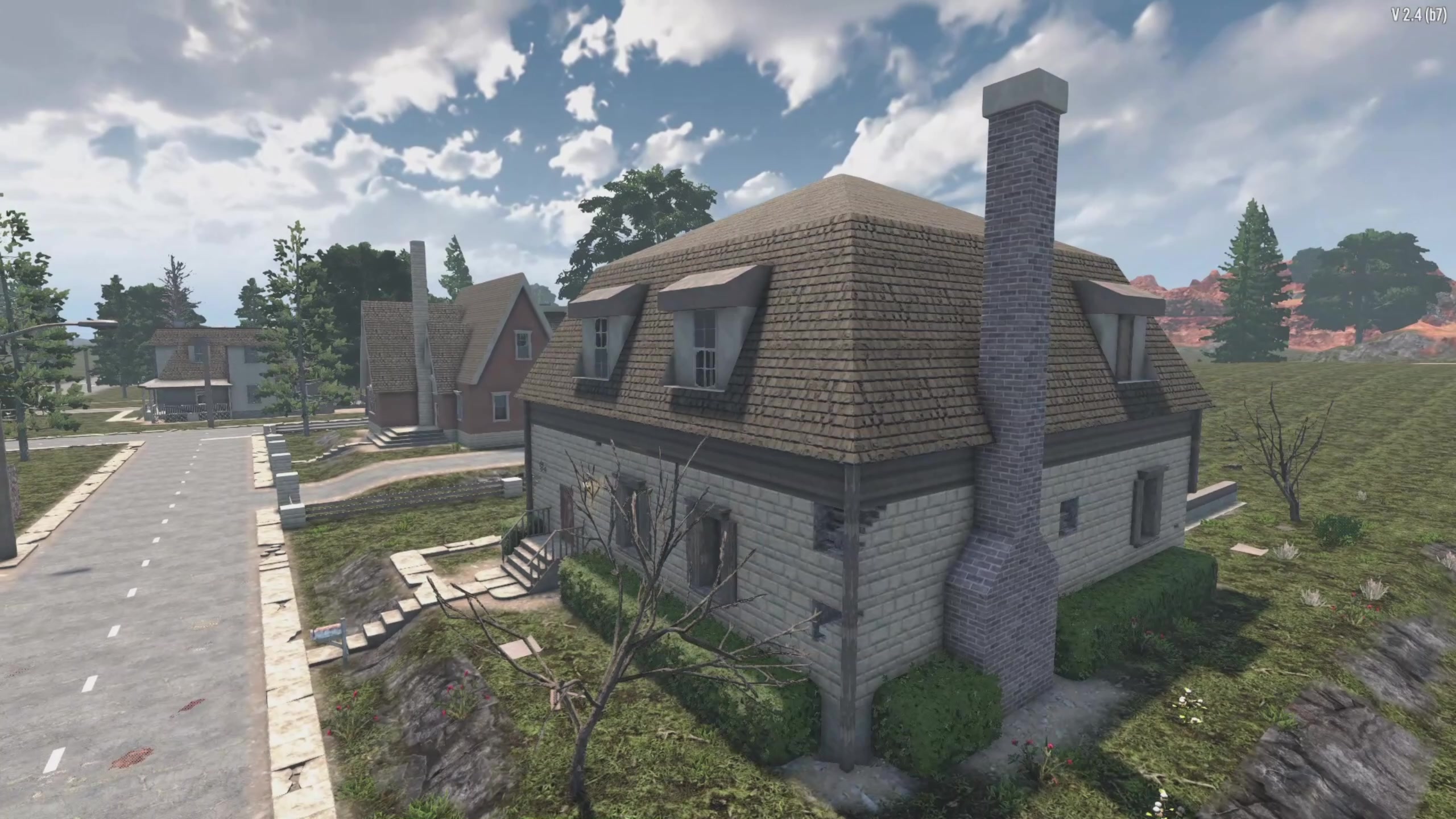 致命失误!车毁堡垒,末日生存梦碎瞬间. 一个门窗均被木板加固的的坚固...