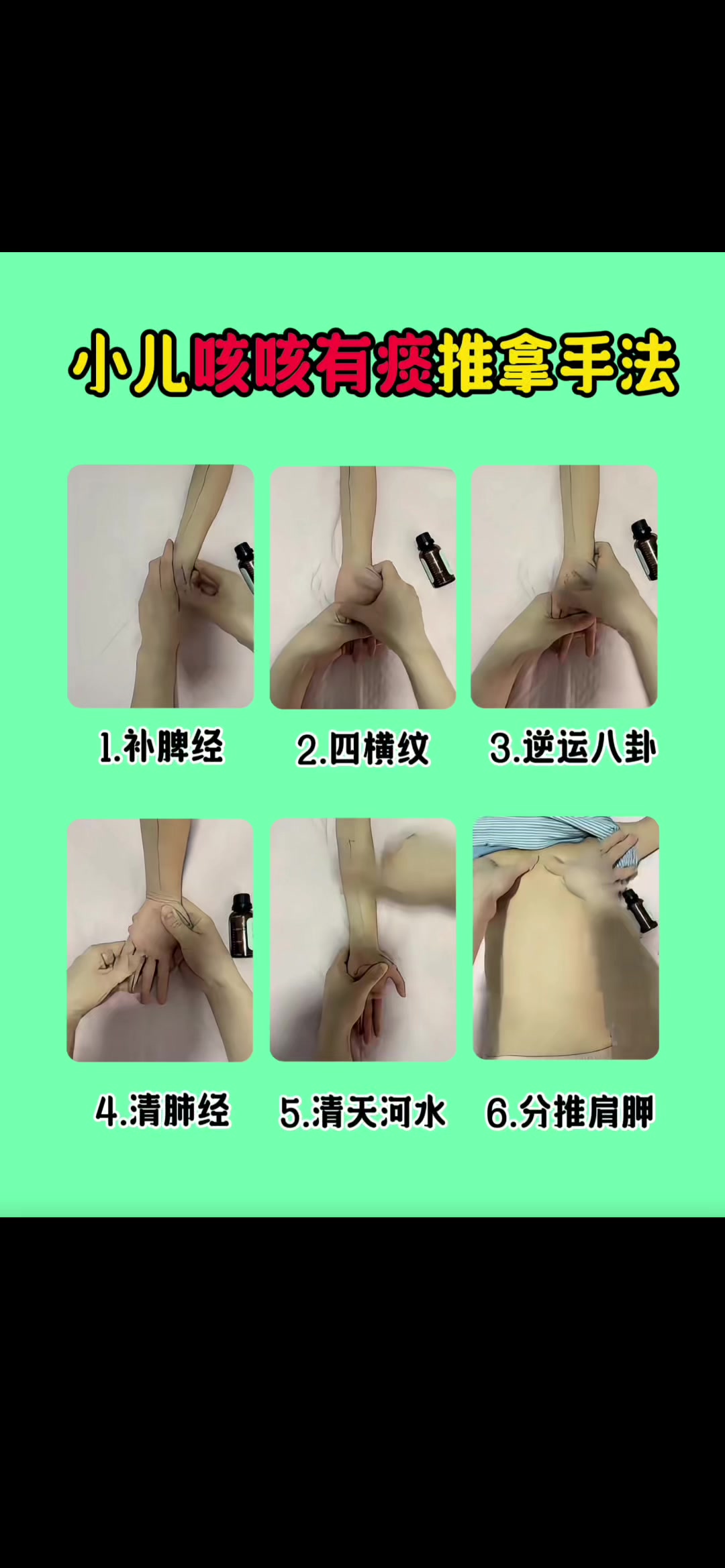 孩子咳嗽有痰推拿手法,宝妈们收藏好 小儿咳嗽有痰,推拿手法轻松搞定...