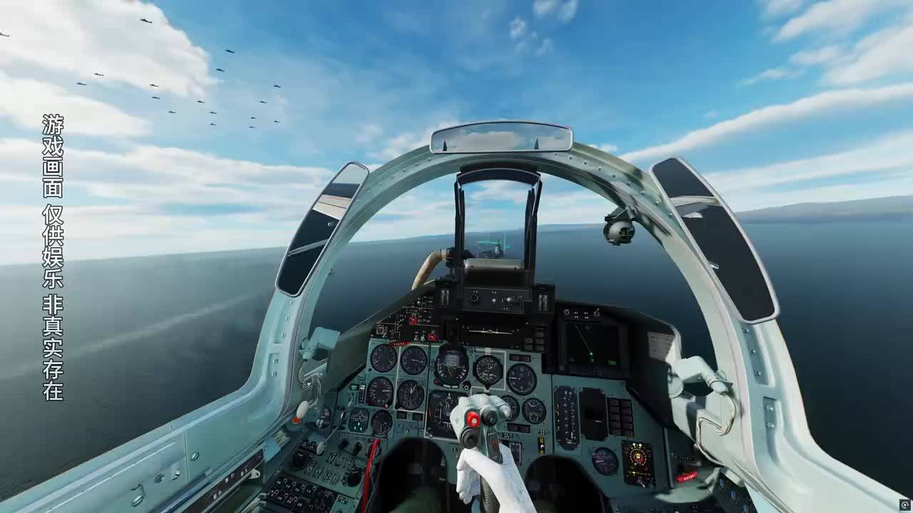 飞机座舱视角:眼镜蛇降落航母模拟游戏