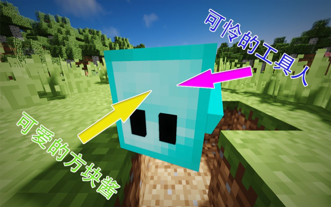 当方块变成了我们的宠物 我的世界 方块酱mod