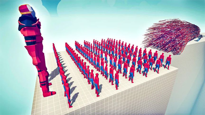 全面战争模拟器:蜘蛛侠对战神之兵种,后面的钢铁侠才是大哥