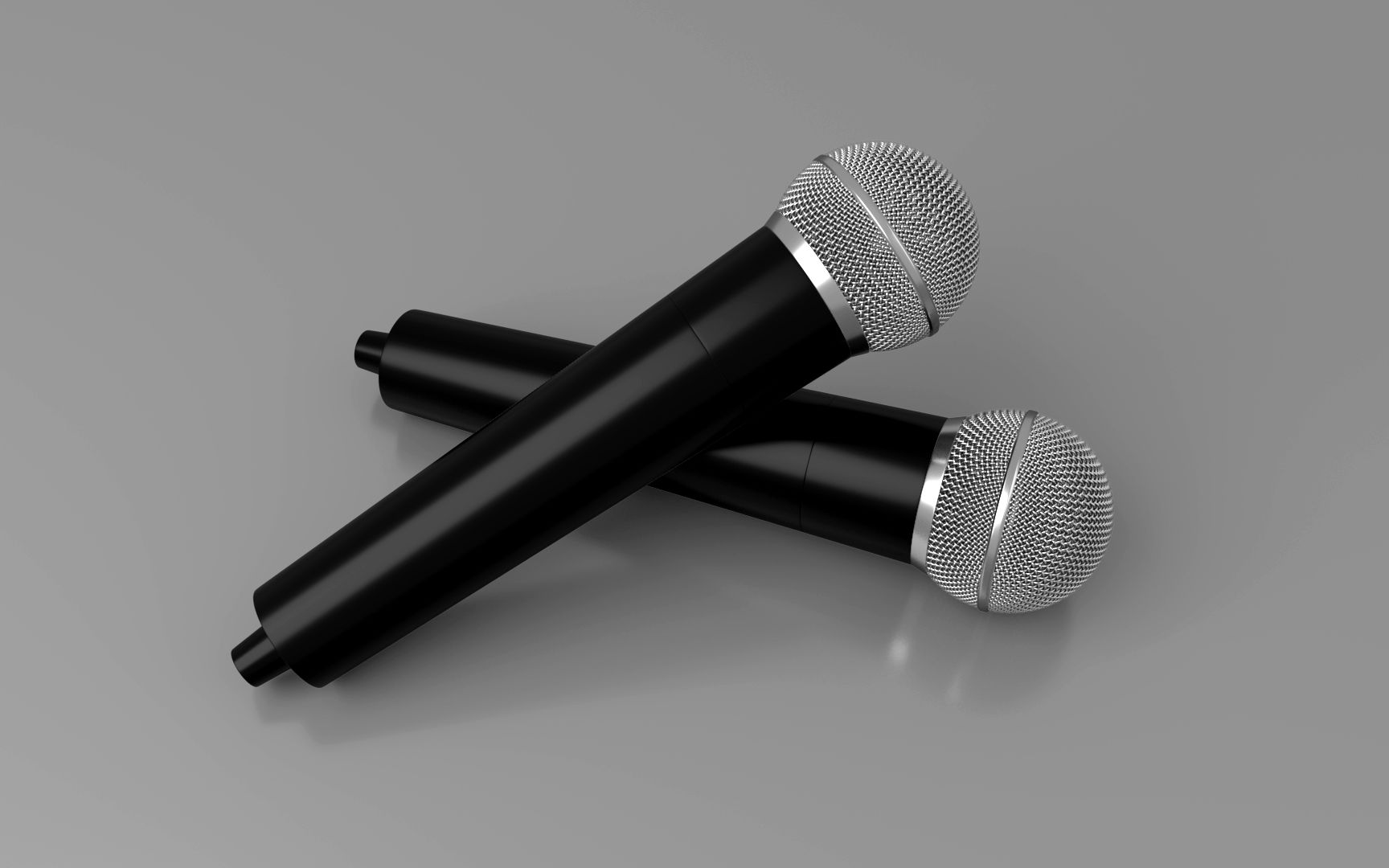 Maya使用curve快速创建麦克风快速渲染