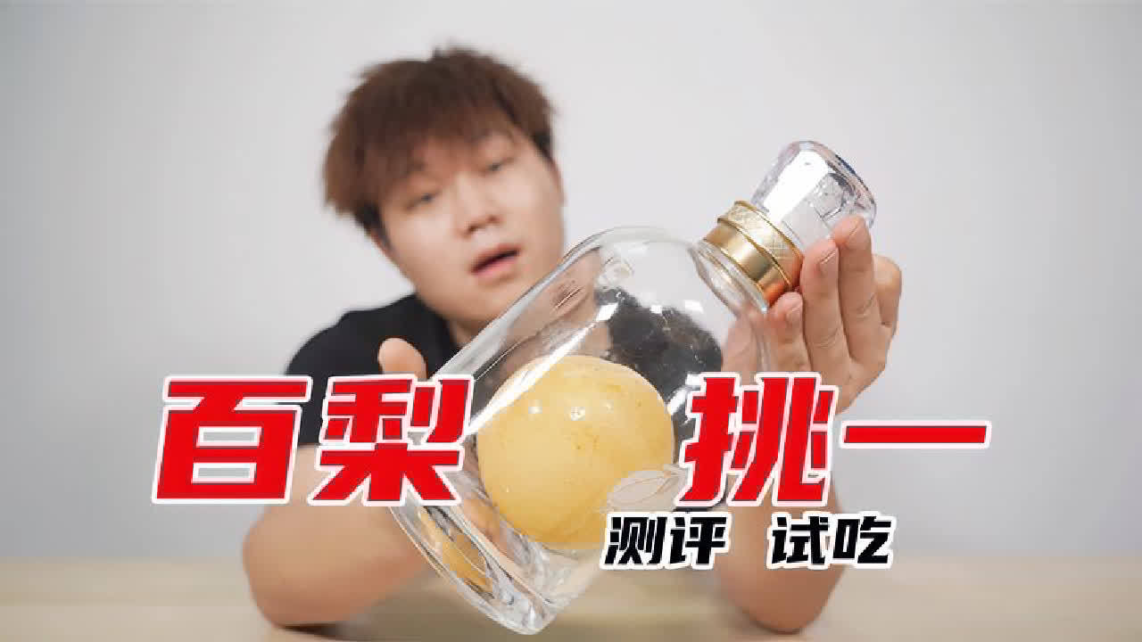 试吃百里挑一的梨,泡酒里能好喝吗