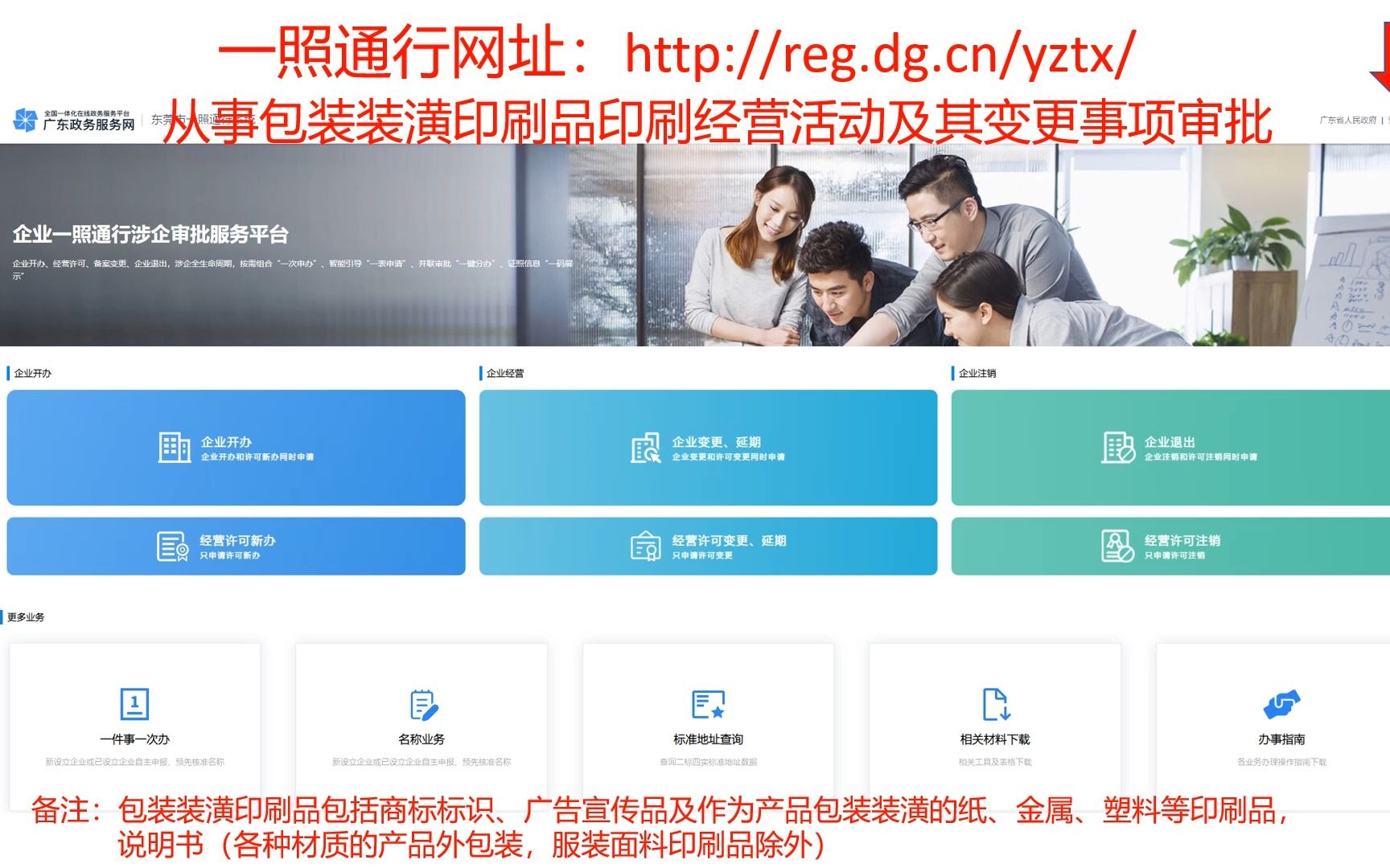 一照通行:从事包装装潢印刷品印刷经营活动及其变更事项审批