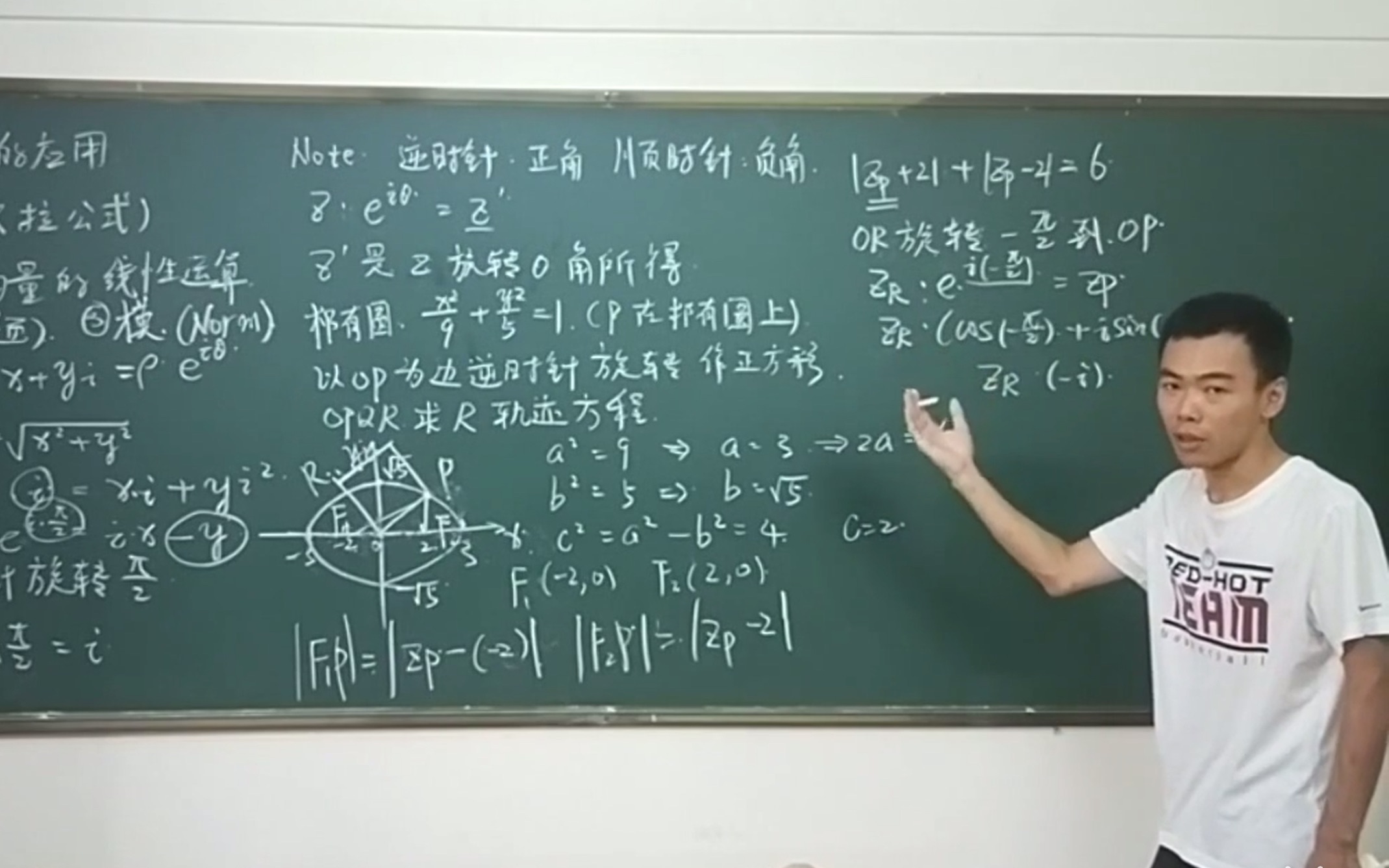 复数的指数形式与解析几何的轨迹问题